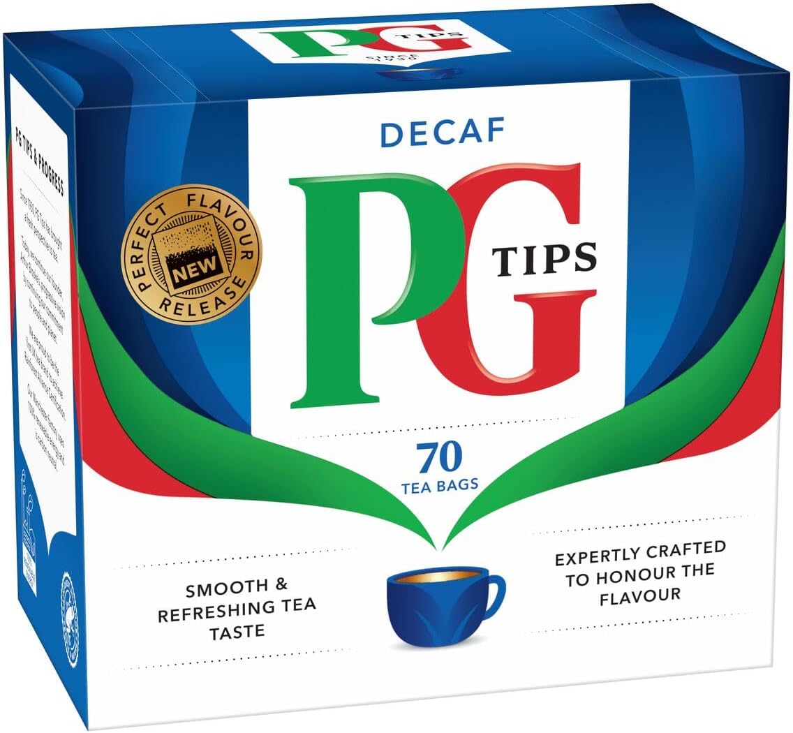 PG Tips Decaf Tea Bags 70s | Caffeine-Free British Tea – World Food Shop