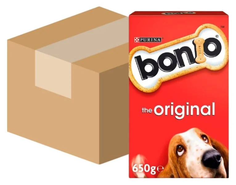Bonio The Original Dog Food 650G (Case of 5) | Purina Crunchy Biscuits ...