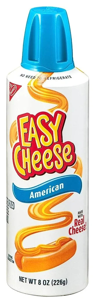 Easy Cheese American 8oz (226G) | Squeezable Cheese | Buy Online UK ...