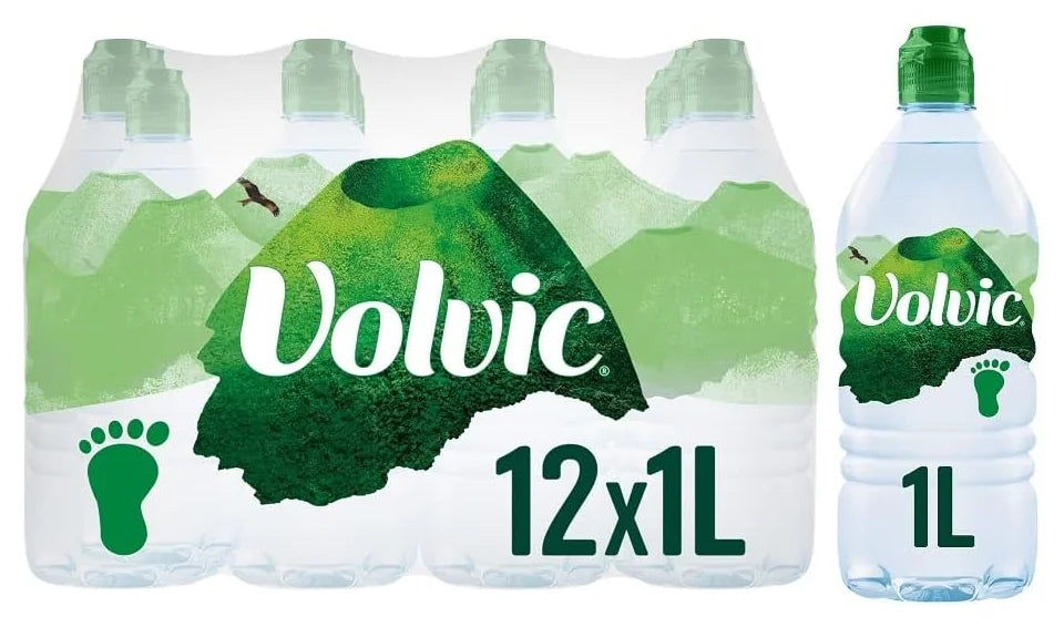Volvic Water 1L Case of 12 | Natural Mineral Water | Hydration – World ...