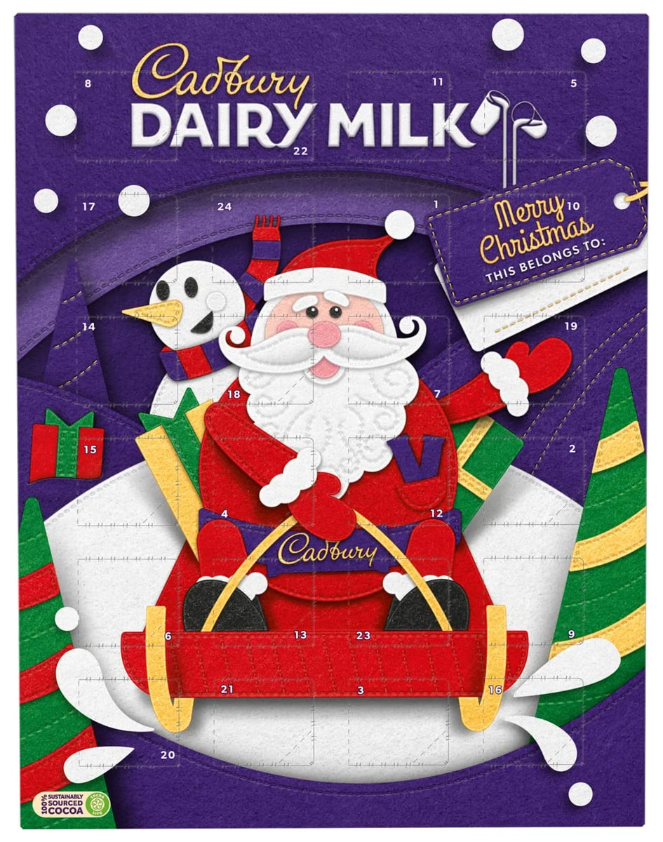 Cadbury Advent Calendar 90G - Festive Chocolate Countdown – World Food Shop