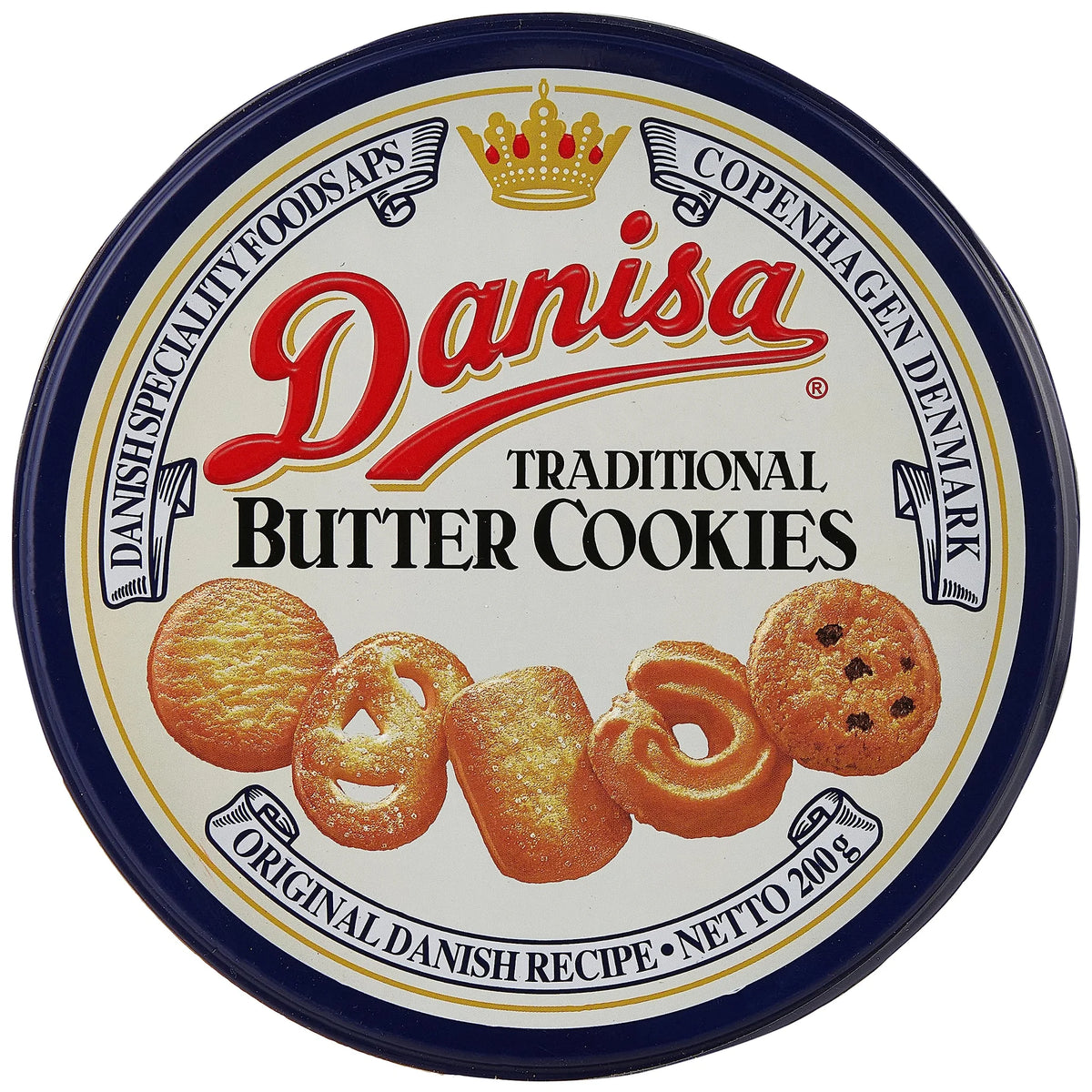 Danisa Traditional Danish Butter Cookies Tin 200g | Premium Biscuits UK ...