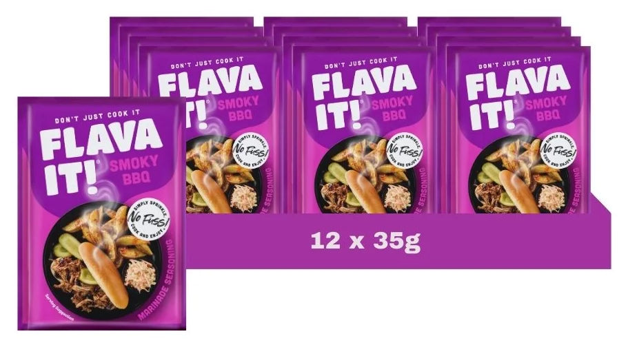 Flava It Smokey BBQ Marinade 35G - Case of 12 | Authentic British BBQ ...