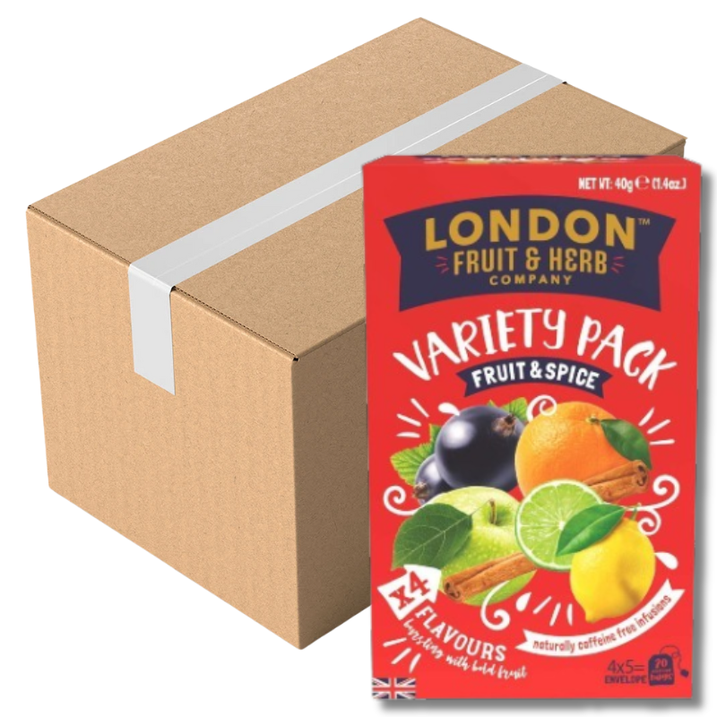 London Fruit & Herb Co. Fruit & Spice Variety Pack 20s (Case of 6 ...