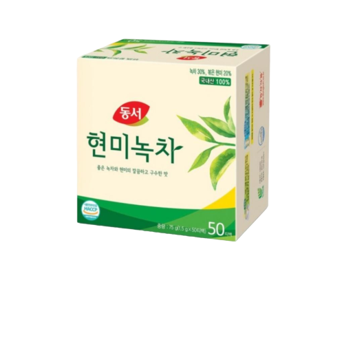 Dongsuh Brown Rice Green Tea 75G - Authentic Korean Roasted Rice Blend ...