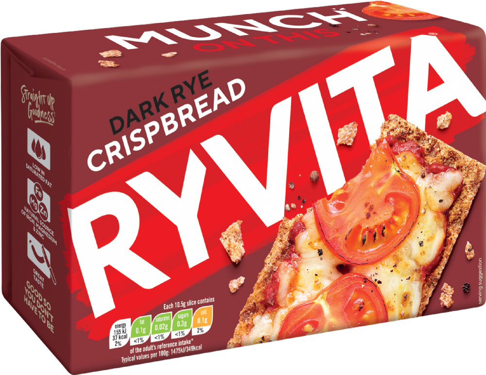 Ryvita Dark Rye Crispbread 250g | High Fibre & Wholesome Snack – World ...