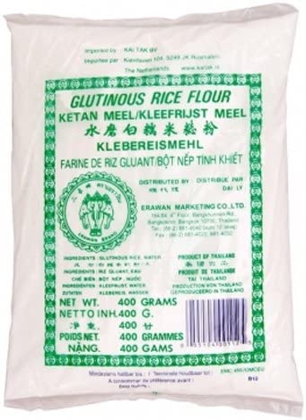 Erawan Glutinous Rice Flour 400G | Authentic Sticky Rice Flour UK ...