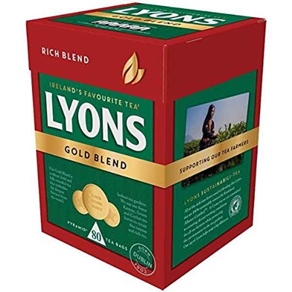 Lyons Gold Blend Teabags 80s (232g) | Rich British Tea | Buy Online ...