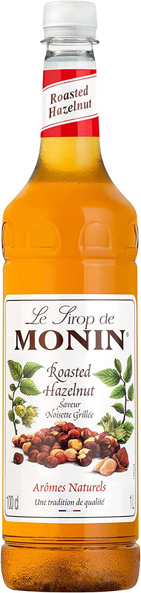 Monin Roasted Hazelnut Syrup - 1 Litre | Versatile Flavour for Drinks ...