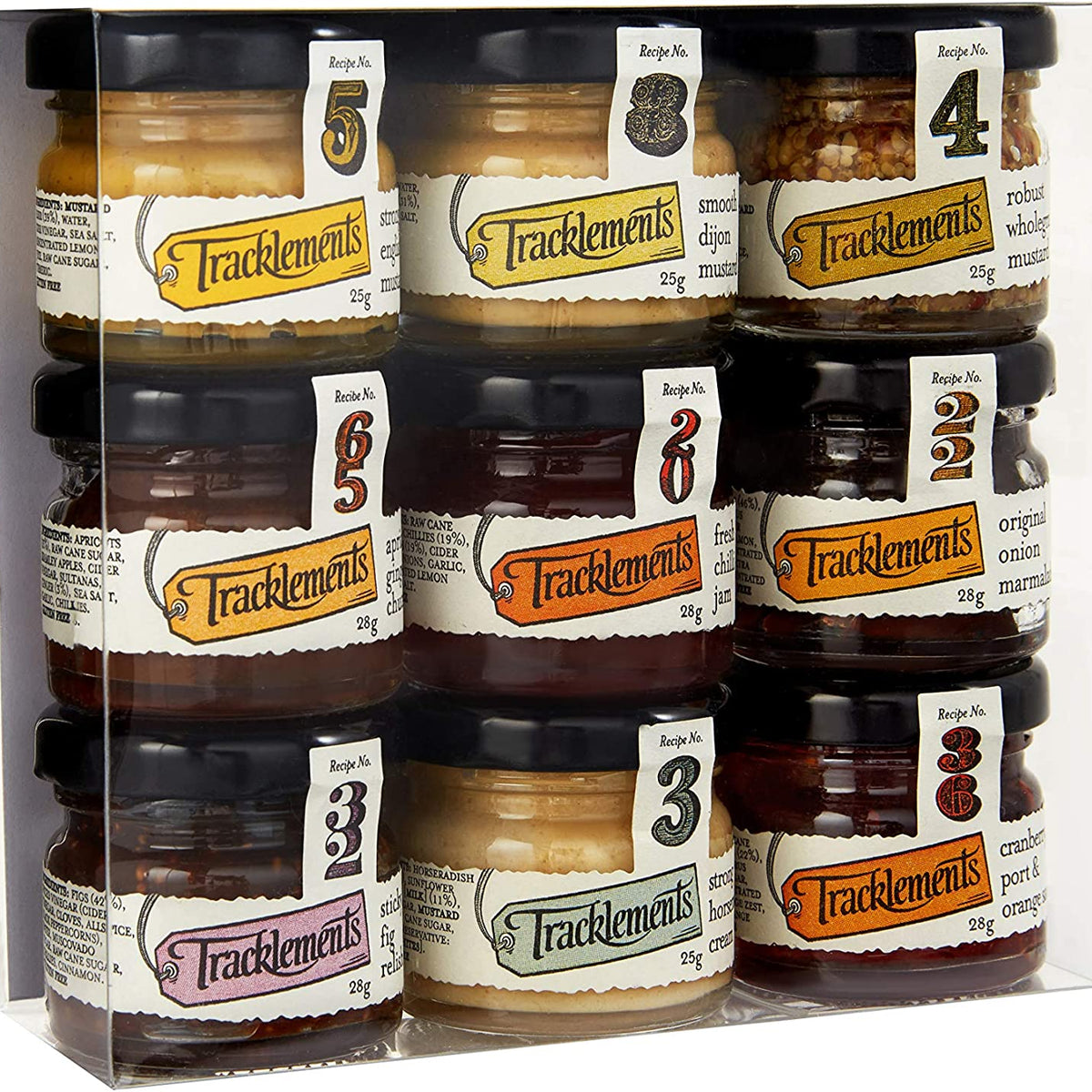 Tracklements 9 Mini Jar Gift Pack | Gourmet British Condiments – World ...