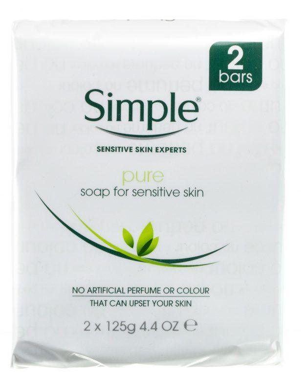 Simple Pure Soap Sensitive Skin Twin Pack 125G – World Food Shop