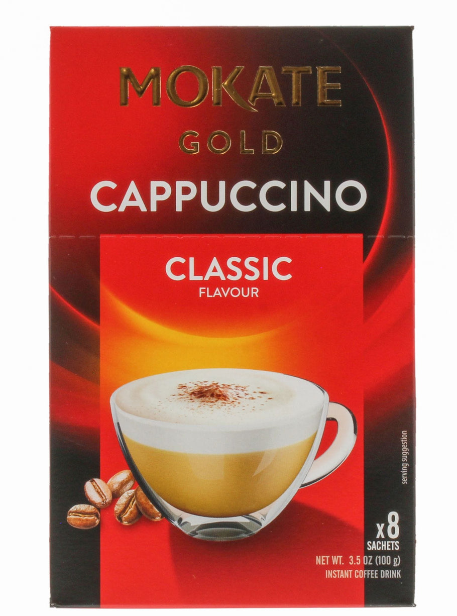 Mokate Gold Cappuccino Classic 8x12.5G | Instant Coffee – World Food Shop