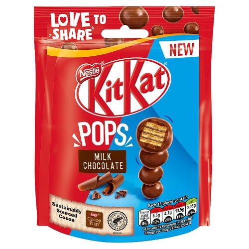 Nestle Kit Kat Pops Milk Chocolate Pouch 100G | Bite-Sized Chocolate ...