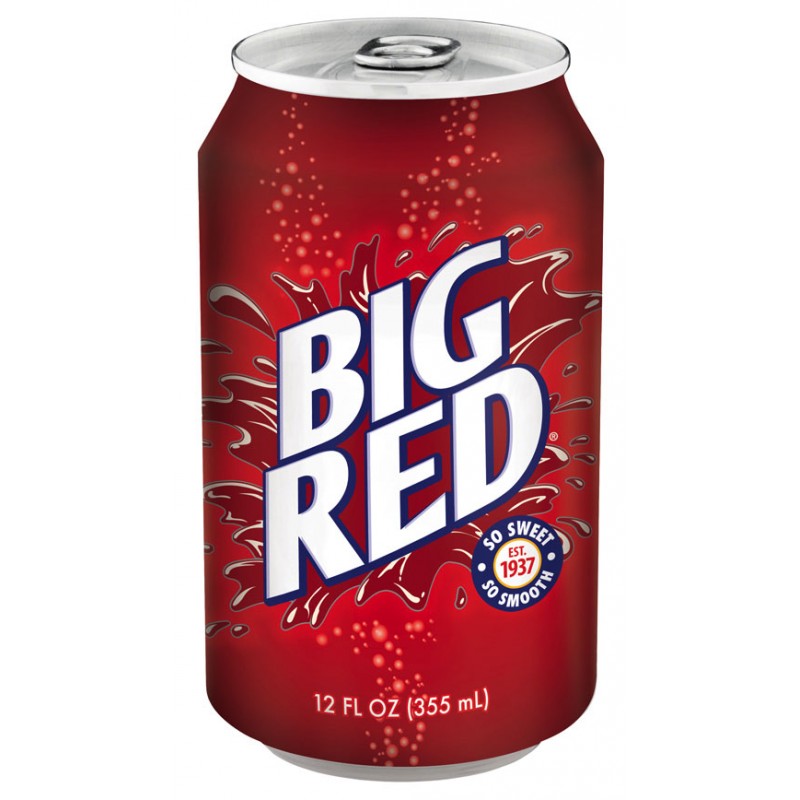Big Red Soda 12oz (355ml) - Unique American Flavour | Buy Online UK ...