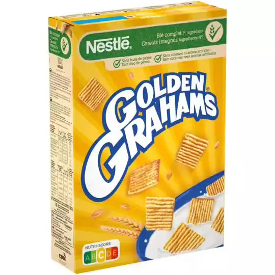 Nestle Golden Grahams Cereal 375g | Crunchy Breakfast Favourite – World ...