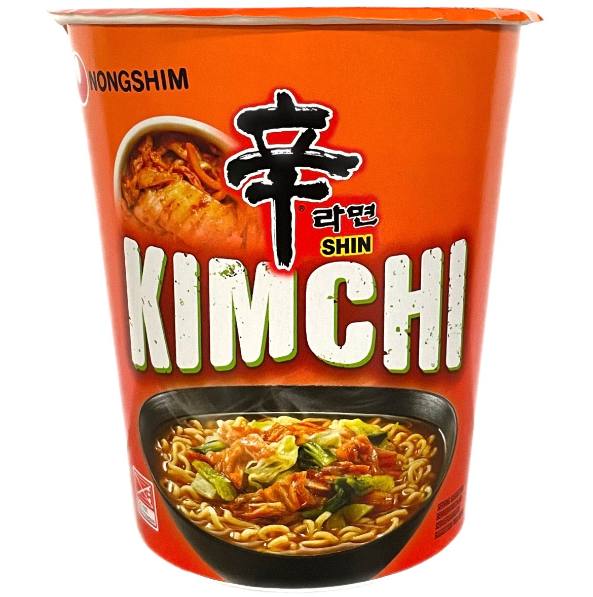 Nongshim Shin Ramyun Kimchi Cup Noodles 75g | Spicy Korean Instant ...