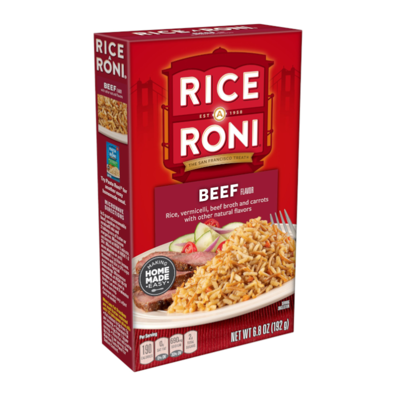 Rice-A-Roni Beef 6.8oz - Quick, Delicious Meal Solution – World Food Shop
