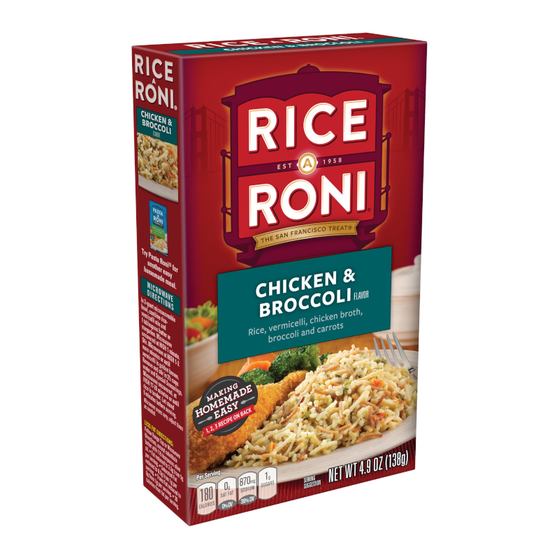 Buy Rice-A-Roni Chicken And Broccoli 4.9oz - Quick & Tasty Meal – World ...