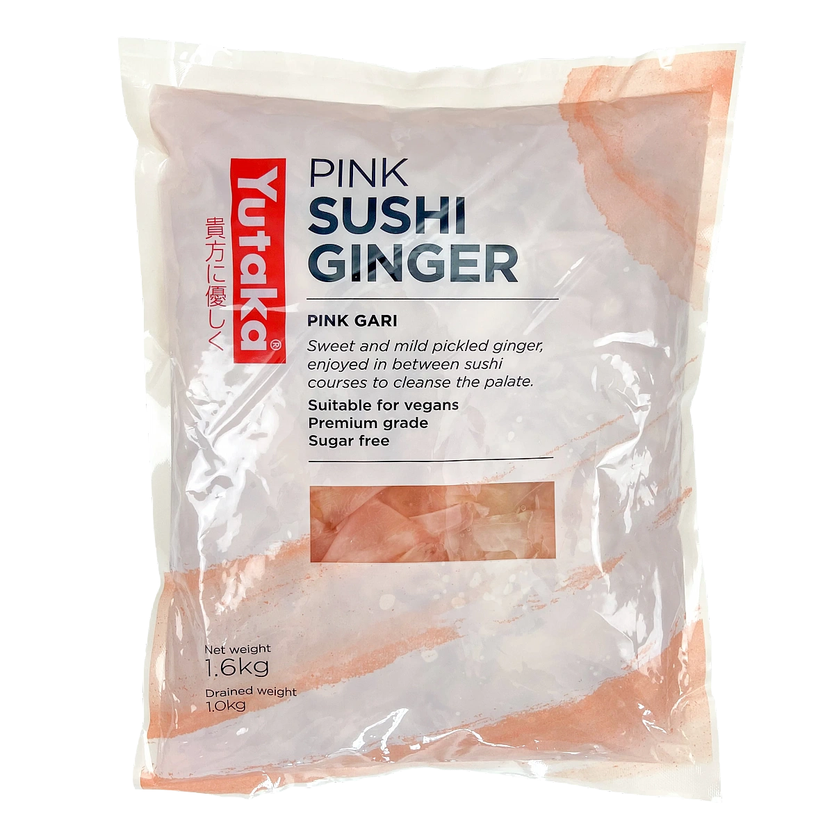 Yutaka Pink Sushi Ginger 1.6KG | Authentic Japanese Gari – World Food Shop
